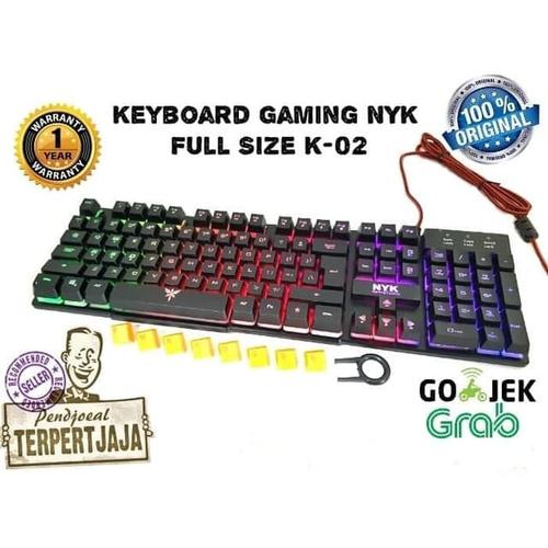 Jual Keyboard Gaming NYK K-02 / K02 / K 02 Black Only - Jakarta Barat ...