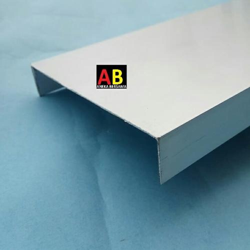 Jual Lis U Aluminium 1.9cm x 10cm x 1.9cm Silver - Kota Tangerang ...
