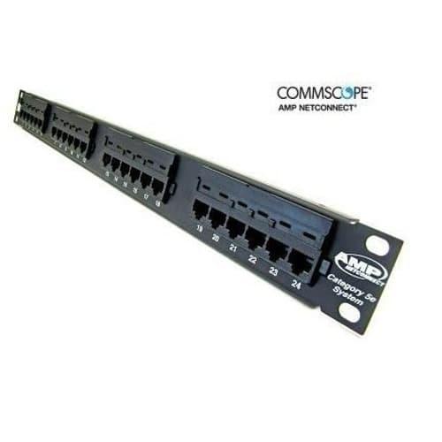 Jual AMP Commscope Patch panel 24 Port Cat5 Cat 5e ORIGINAL Cat 5 24Port - Kab. Tangerang ...