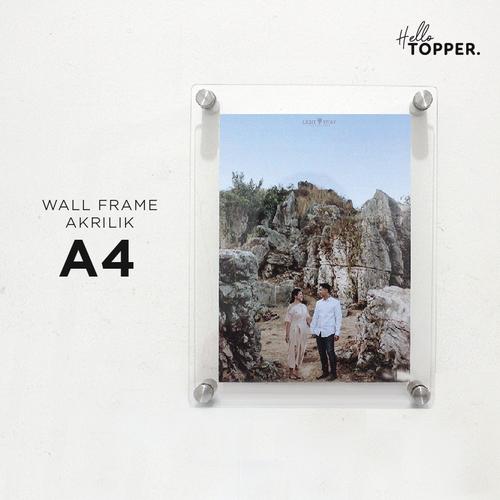 Jual Wall Acrylic Frame A4 / Frame Akrilik Dinding / Poster / Frame ...
