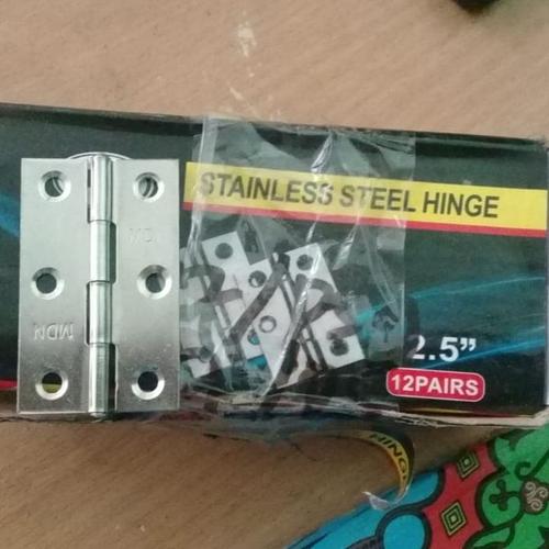 Jual Engsel Stainless Tipis 2.5" / Engsel kupu kupu - Jakarta Barat ...