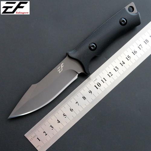 Jual Eafengrow EF21 Fixed Blade Knife 440C Titanium Coating Steel Blade ...
