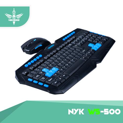 Jual NYK Nemesis WS-500 Keyboard + Mouse Gaming Wireless Combo ...