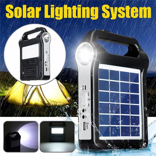 Jual Generator Portable Solar Cell System to Camping Traveling Lampu ...