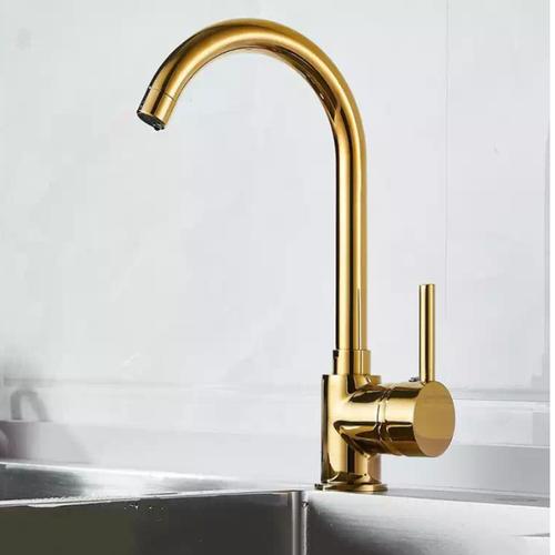 Jual Kran wastafel gold chrome mixer panas dingin/Keran kitchen sink ...