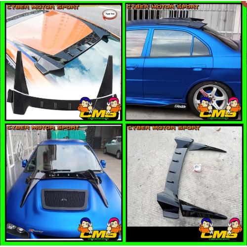 Jual spoiler roof. spoiler atap. spoiler custom . wing spoiler ...