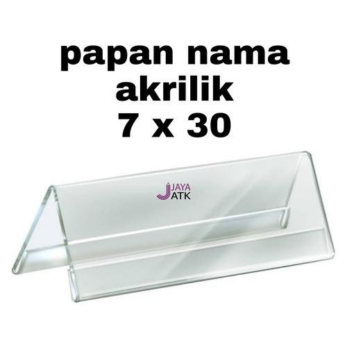 Jual PAPAN NAMA AKRILIK PAPAN NAMA MEJA NAME PLATE ACRYLIC - Kota ...
