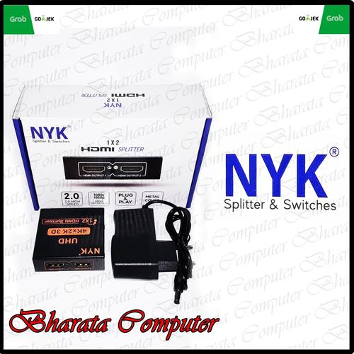 Jual NYK HDMI Splitter 2 Port - HDMI Splitter NYK 2 Port - Kota Bekasi ...