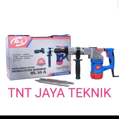 Jual MESIN BOBOK BETON H&L TYPE HL 35A JACK HAMMER HL 35A DEMOLITION HAMMER - NRT PRO 0810 HD ...