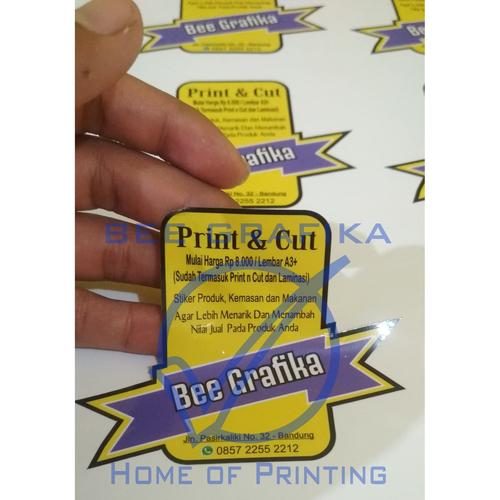 Jual STIKER LABEL VINYL A3+ PRINT and CUT (Putih Susu) - Kota Bandung ...