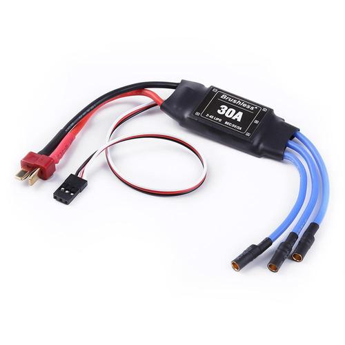 Jual Brushless 30A ESC 2-4S Electric Speed Controller dengan 5V 2A BEC ...