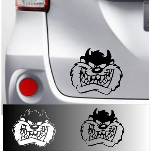 Promo Stiker Cutting Sticker Kaca Body Mobil Taz Tazmania - Putih - Kab ...