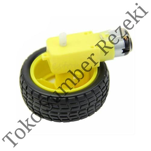Jual Dinamo Motor DC 12v Gearbox Arduino Car kit Kuning Original Asli ...