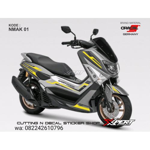 Jual striping cutting yamaha nmax abu2 kuning lemon sporty metic - Kota ...