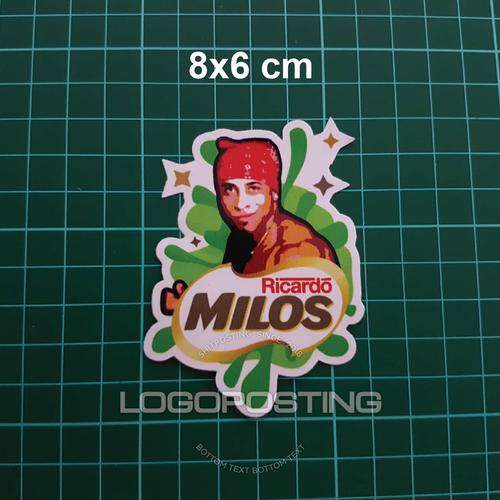 Jual MILOS - Sticker Logoposting Ricardo Milos Nestle Milo Stiker ...
