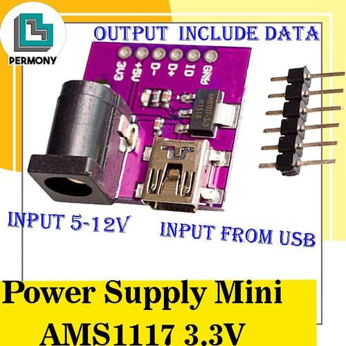 Jual Power Supply AMS1117 Mini Dual Output 5V 3.3V - Jakarta Pusat ...