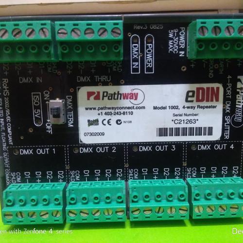 Jual Dmx 4 port opto splitter for lighting merk PATHWAY - Kab ...