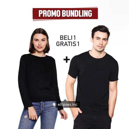 Jual Ellipsesinc - Kaos Couple Wanita Lengan Panjang Polos - Abu-abu ...
