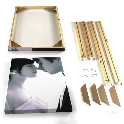 Jual cetak kanvas poto + Spanram 40x60 bingkai custom dan ready ...