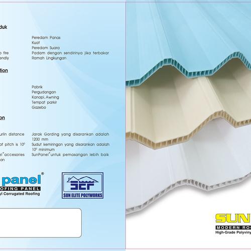 Jual Atap uPVC SUN PANEL 0.5m (setengah meter) - Putih - Jakarta Barat ...