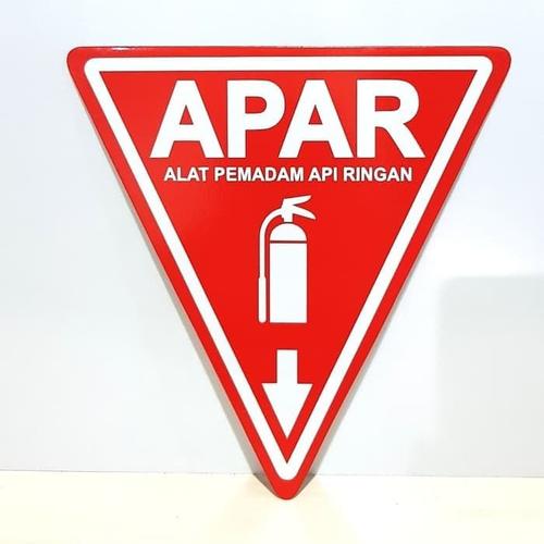Jual Plang Papan Rambu Sign APAR Acrylic / Akrilik 25x25cm - Kota ...