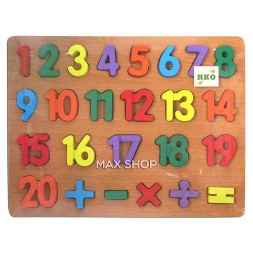 Jual Puzzle Angka Kayu - Jigsaw Puzzle - Mainan Anak Kayu - Wooden Toy ...
