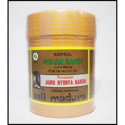 Jual Jamu Galian Rapet Nyonya Karsih 100 Kapsul Herbal Product ...