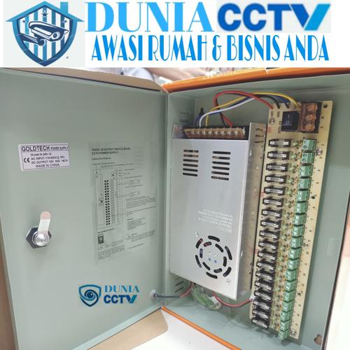 Jual POWER SUPPLY 40A BOX PANEL / ADAPTOR PSU 12V 40A TRAFO 40A 12V ...