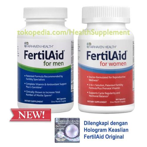 Jual Obat Sperma + Penyubur Wanita: FertilAid for Men + FertilAid for ...