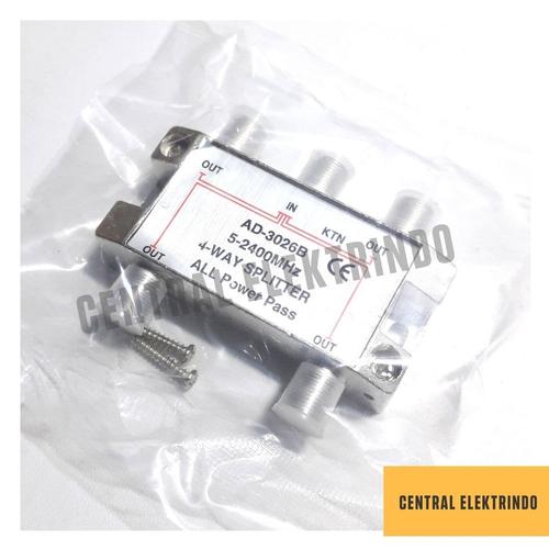Jual Splitter TV 4 Way Box Hijau - Jakarta Barat - central elektrindo ...