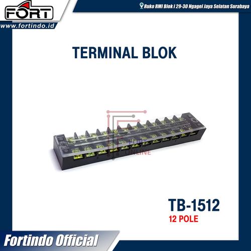 Jual Terminal Blok TB-1512 15 Ampere 12POLE BLOCK FORT - Kota Surabaya - Fortindo Surabaya ...