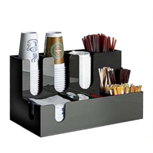 Jual Rak Paper Cup Akrilik Complete Model Sederhana Tisue Cup Sedotan ...