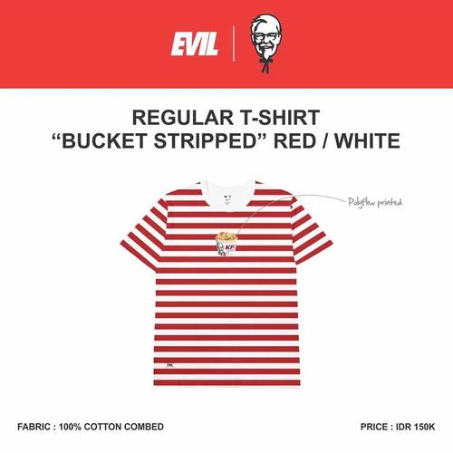 Jual EVIL ARMY X KFC " TS BUCKET STRIPE " - Kota Banjarmasin - Hoops ...