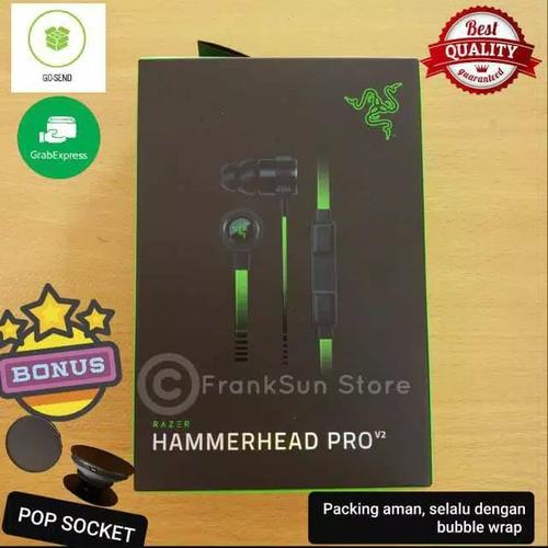 Jual Earphone Headset Gaming Razer Hammerhead Pro V2 Original - Jakarta ...
