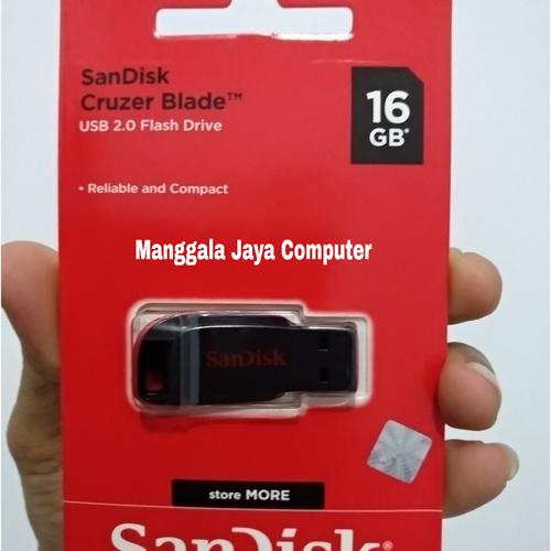 Jual Sandisk Flashdisk 16GB Cruzer Blade / Flesdis Plesdis - Jakarta ...
