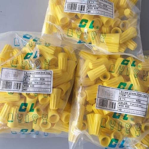Jual Lasdop 2.5 mm Pack Lasdop Screw on Wire Yellow Kuning Penyambung ...