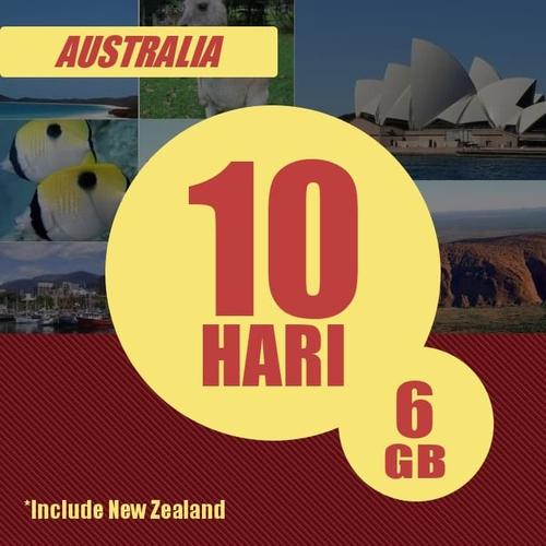 Jual Travel Card Australia 10 Hari - Simcard Australia - Sim New ...