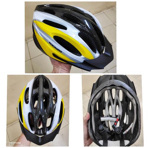Jual HELM SEPEDA GENIO KUNING BISA DISETEL BELAKANG KEPALA - Jakarta ...