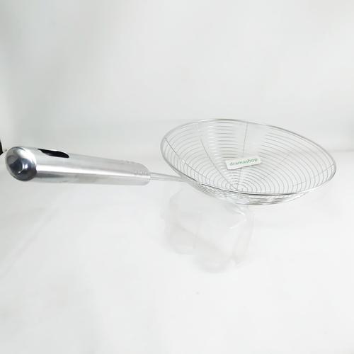 Jual Saringan Goreng Gorengan Kawat spiral Stainless besar 21cm 21 cm ...