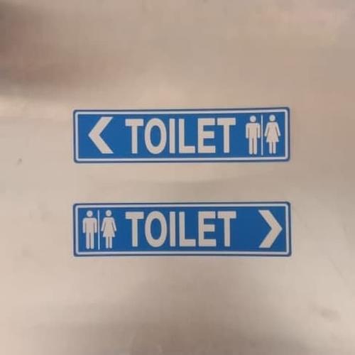 Jual SIGN LABEL K3 RAMBU SAFETY TOILET HARGA PER SATUAN.UK 4X18CM ...