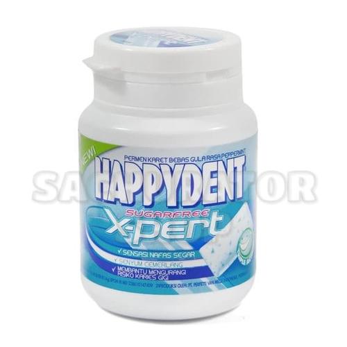 Jual Permen Karet Happydent Sugarfree Expert X-pert Rasa Mint Gum Candy ...