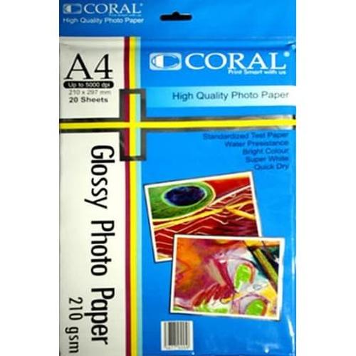 Jual KERTAS FOTO GLOSSY A4 210 GLOSSY PHOTO PAPER KERTAS GLOSSY PHOTO ...