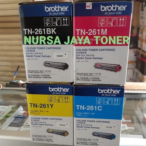 Jual Paket Toner Brother 261 TN (B C M Y) Original - Jakarta Selatan ...