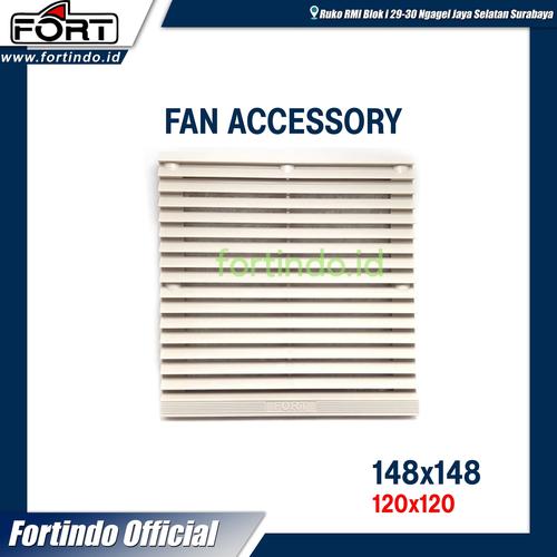 Jual Fan Filter Plastik Aksesoris 148x148 120x120 MERK FORT - Kota ...