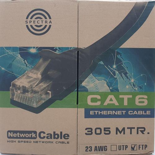 Jual Kabel lan STP FTP Cat 6 Outdoor merk Spectra 1 box 305 meter ...