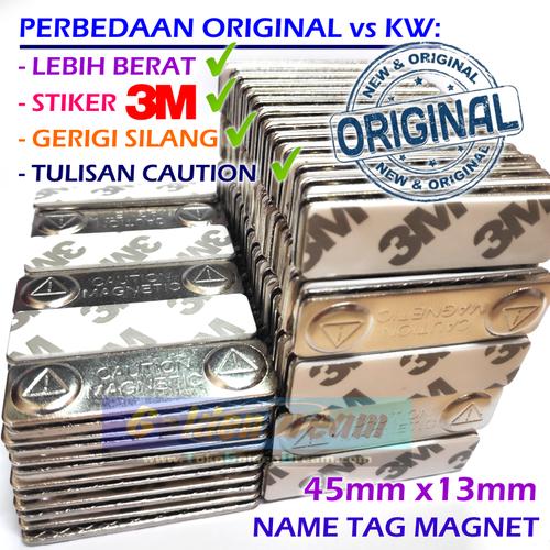 Jual Original Magnet Bet Nama Dada Name Tag Badge Label Caution ...
