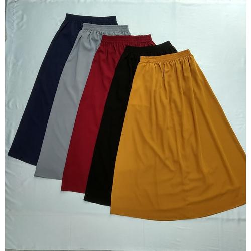 Jual rok polos panjang wolfis premium BIG PROMO HARGA HEBOH SUPER MURAH ...