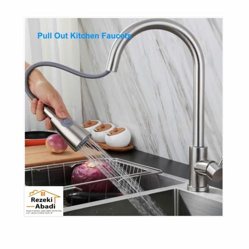Jual Kran Mixer Sus304 untuk Sink Dapur model Pull Out / Kran Sink ...