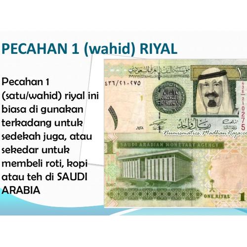 Jual Jual mata uang riyal/real saudi (SAR) pecahan/nominal 1 di ...