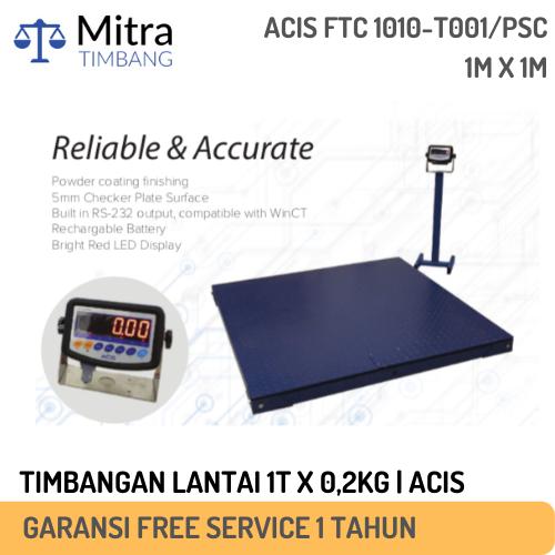 Jual Timbangan Lantai Digital ACIS 1 Ton | Platform 1m x 1m - Jakarta Barat - Mitra Timbang ...
